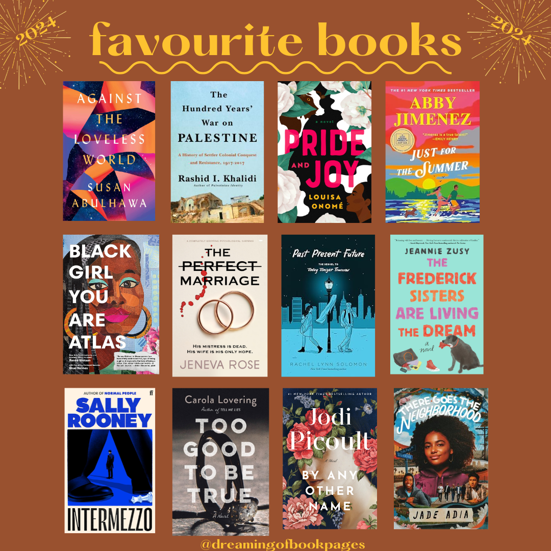 Year in Review: My Favourite Books of 2024 – Dreaming of Book Pages